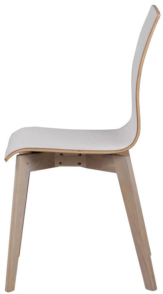 Bílá/bělená jídelní židle Rowico Tibra
