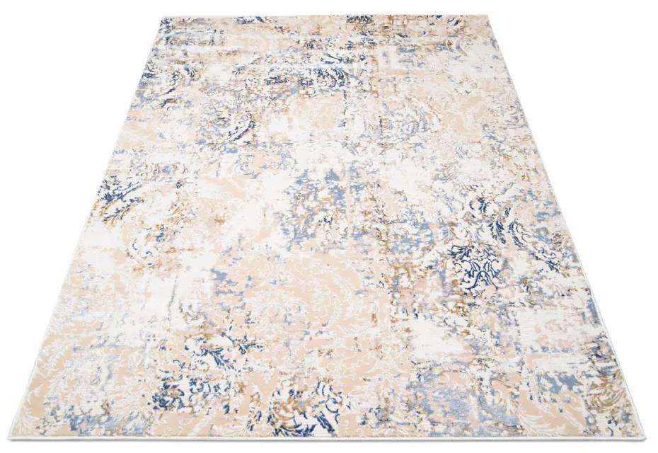 Kusový koberec Hiria krémovo modrý 80x150cm