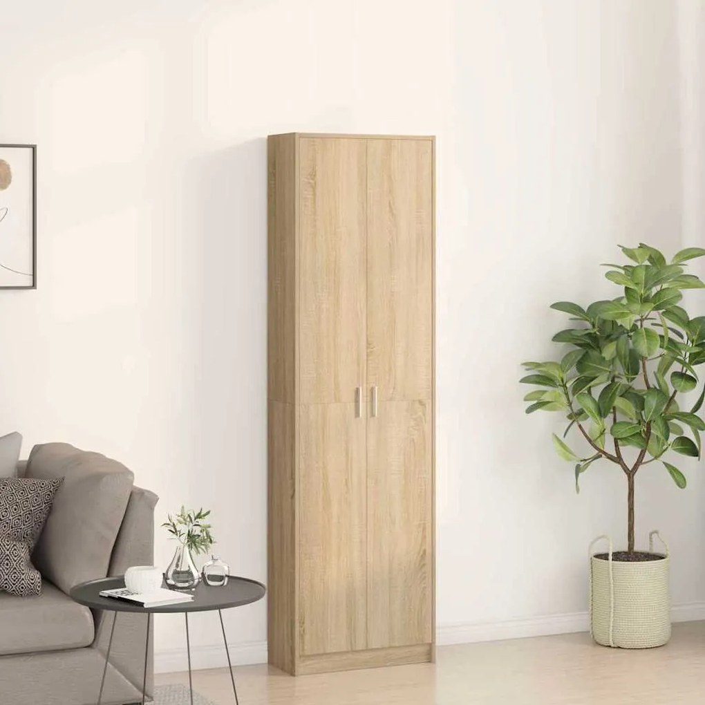 Šatní skříň Sonoma dub 55 x 25 x 189 cm Kompozitní dřevo 3334010
