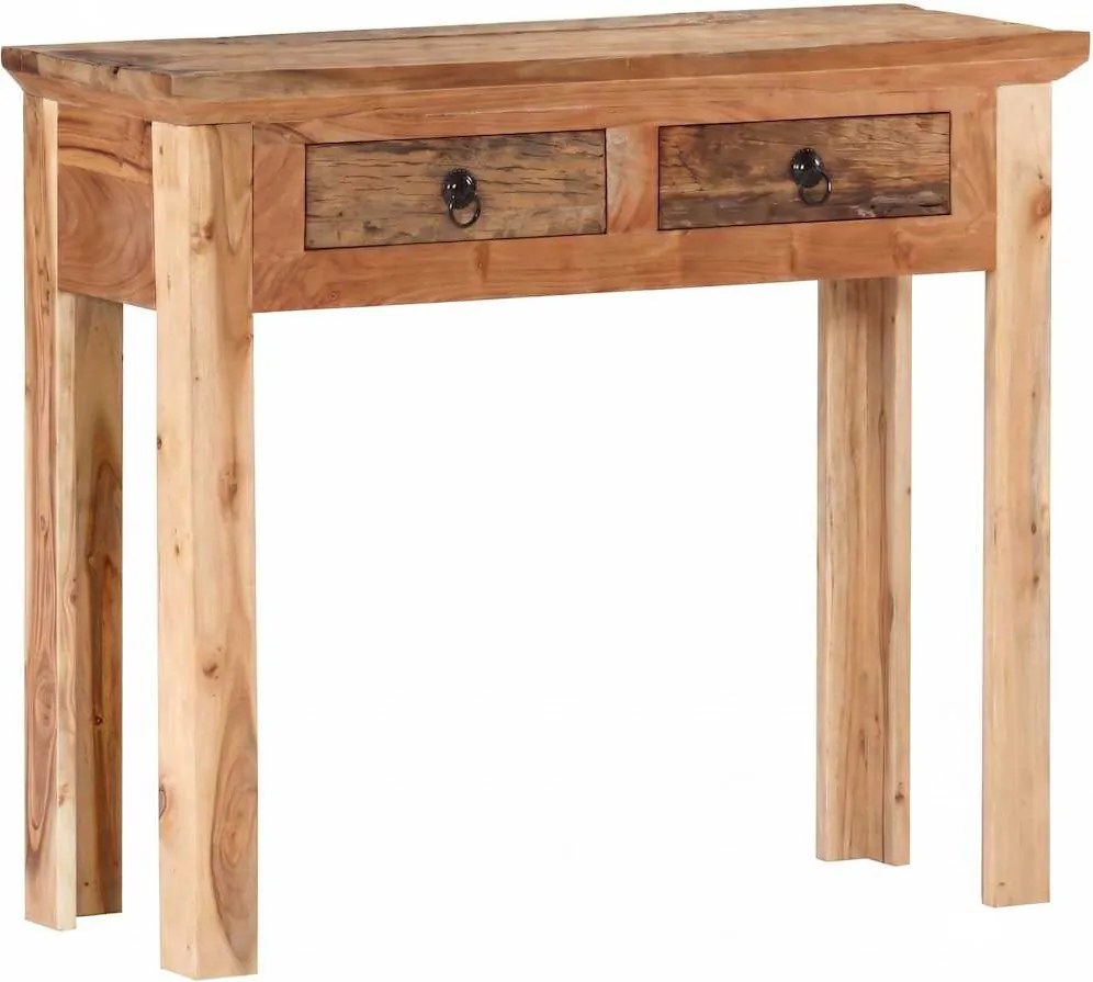 Konzolový stolek 90,5x30x75 cm masivní akácie recyklované dřevo 320381