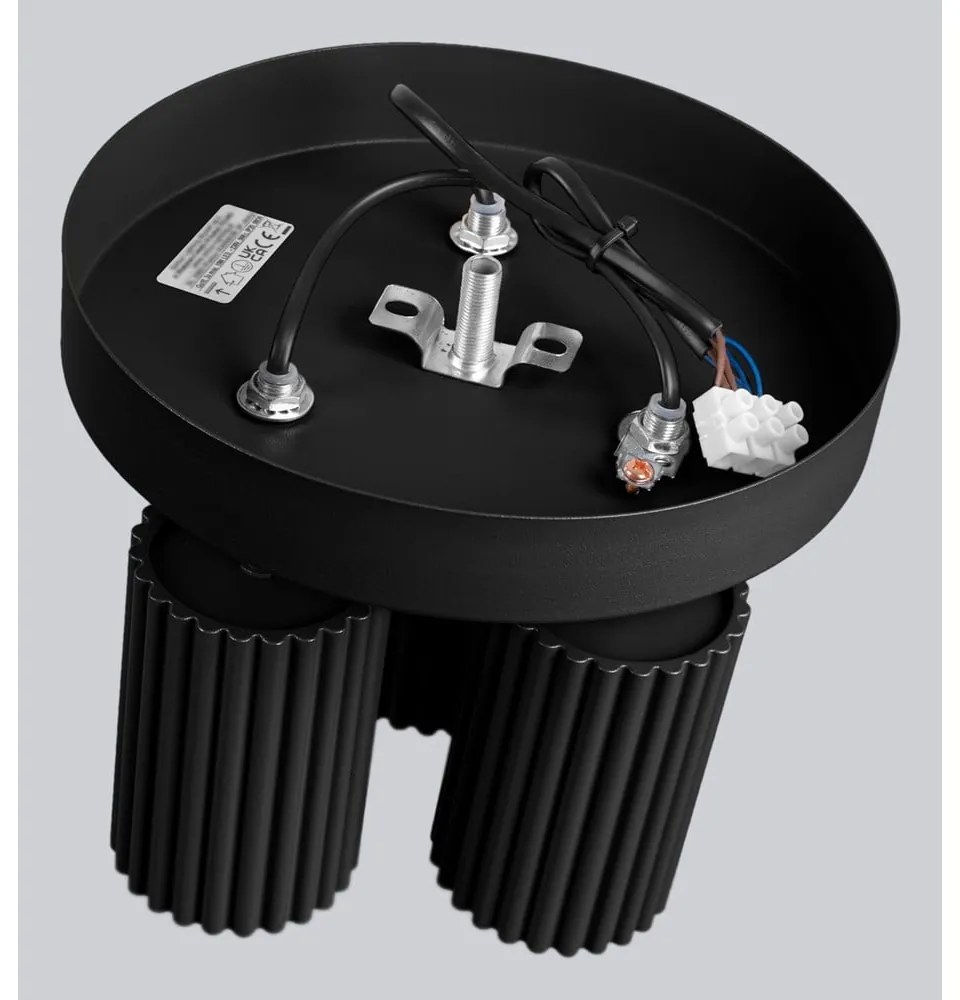 Černé bodové svítidlo Gleam – Sollux