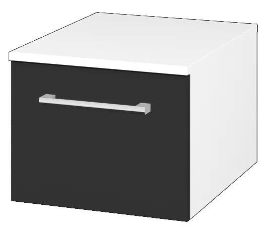 Dřevojas Skříň nízká DOS SNZ1 40 Varianta: N01 Bílá lesk / Úchytka T01 / D20 Galaxy