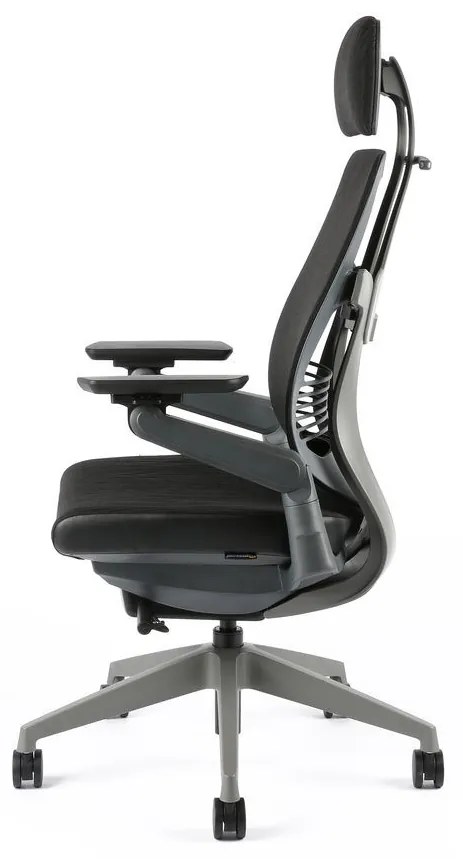 Office Pro Kancelářská ergonomická židle Office Pro KARME MESH — více barev Modrá žíhaná