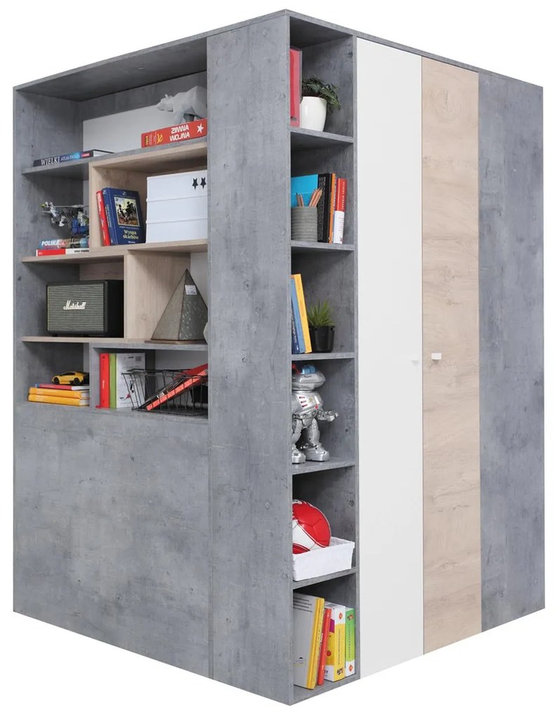 Sigma - šatní skříň SI 1 L/P - beton