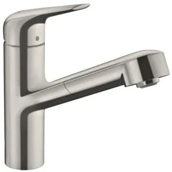 Hansgrohe Focus M42 dřezová baterie s vytahovací sprškou nerez 71814800