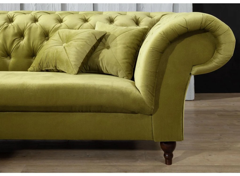 Askont Chesterfield Preston: Pohovka 3M green