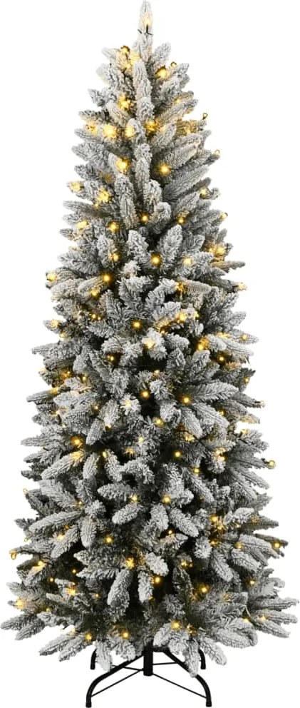 Umělý vánoční stromek se 150 LED a sněhem 120 cm 3315763