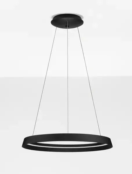 LED stmívatelné černé designové svítidlo Ormi