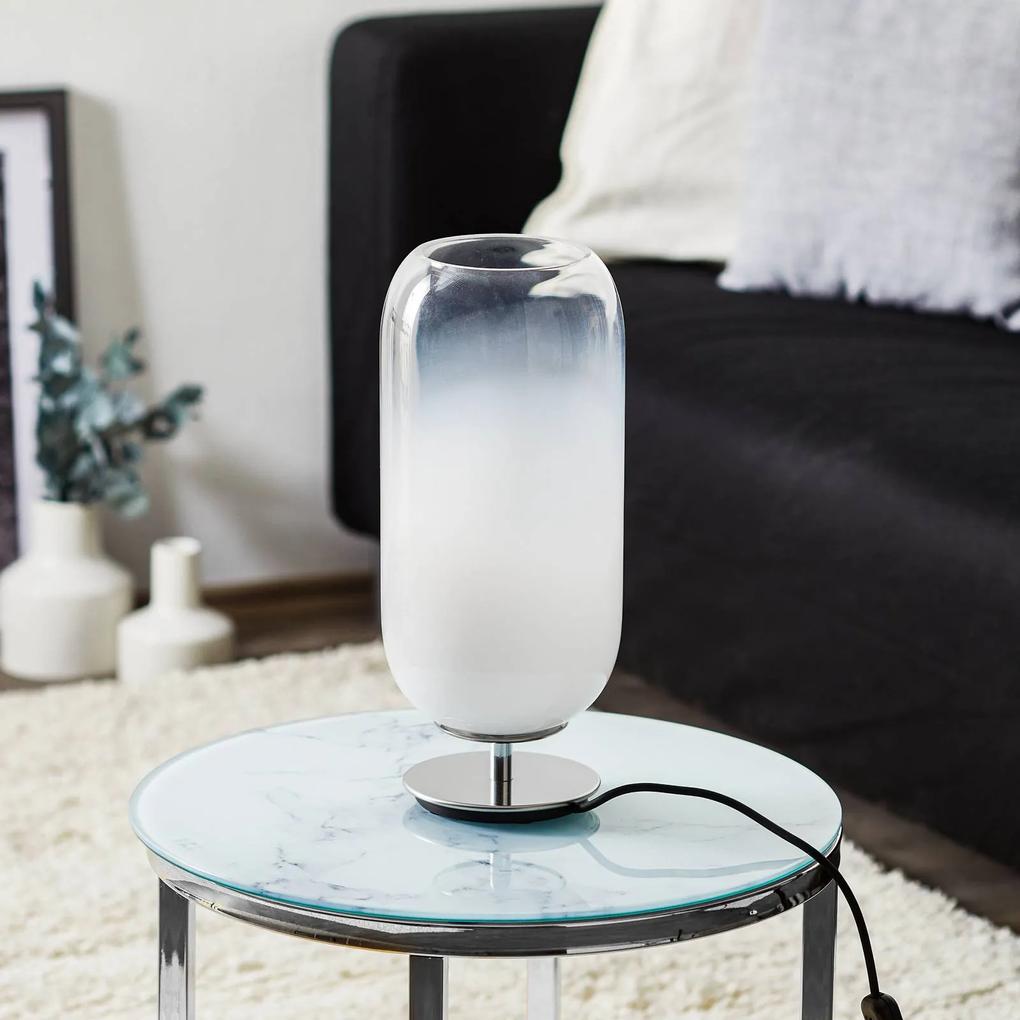 Artemide Gople Mini stolní lampa bílá/stříbrná