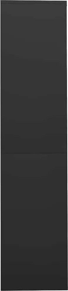 Kancelářská skříň s posuvnými dveřmi antracit 90x40x180 cm ocel 335965