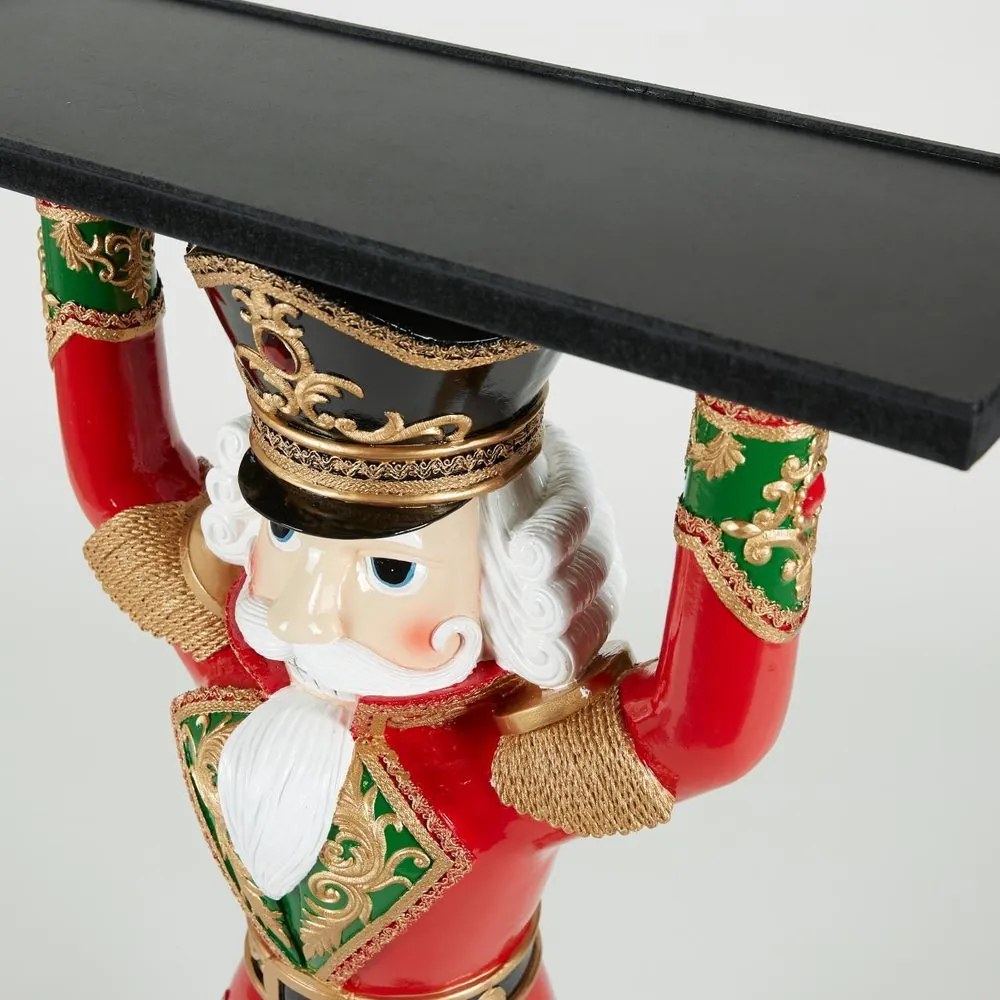 Vánoční dekorace Louskáček s podnosem, 107 cm