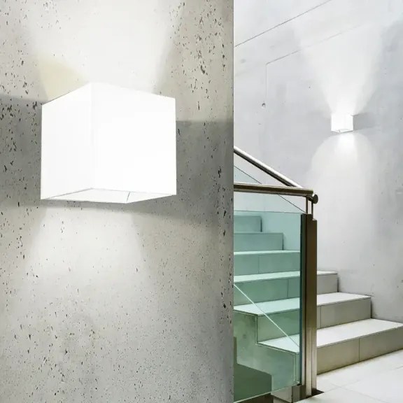 Designové nástěnné svítidlo Mars bílé