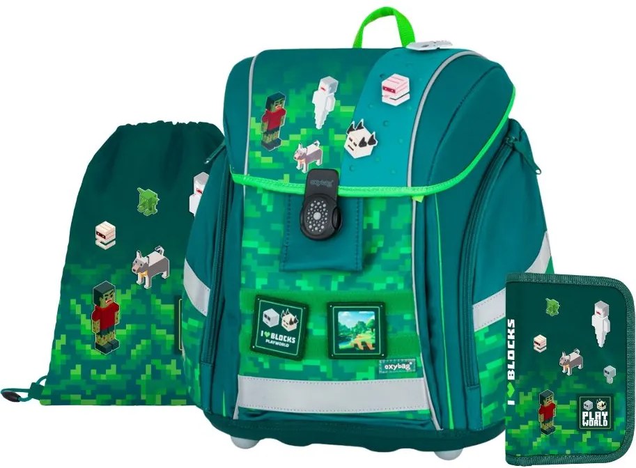 OxyBag Školní set 3ks PREMIUM LIGHT Playworld