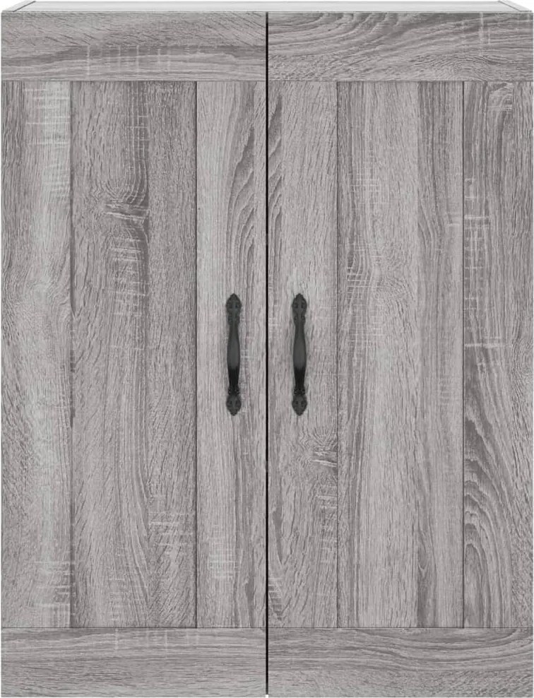 Skříň highboard šedá sonoma 69,5 x 34 x 180 cm kompozitní dřevo 3199783