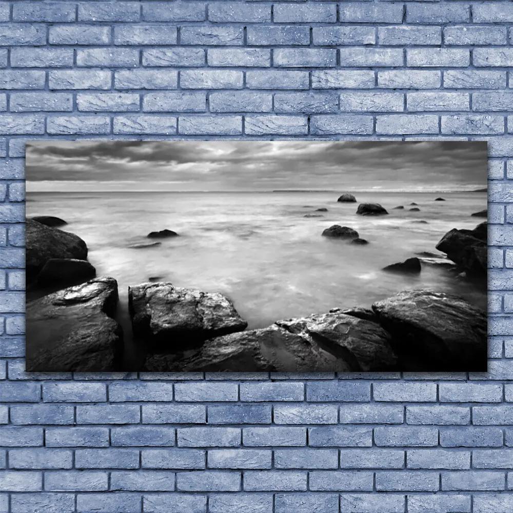 Plexisklo-obraz Skála Moře Krajina 120x60 cm