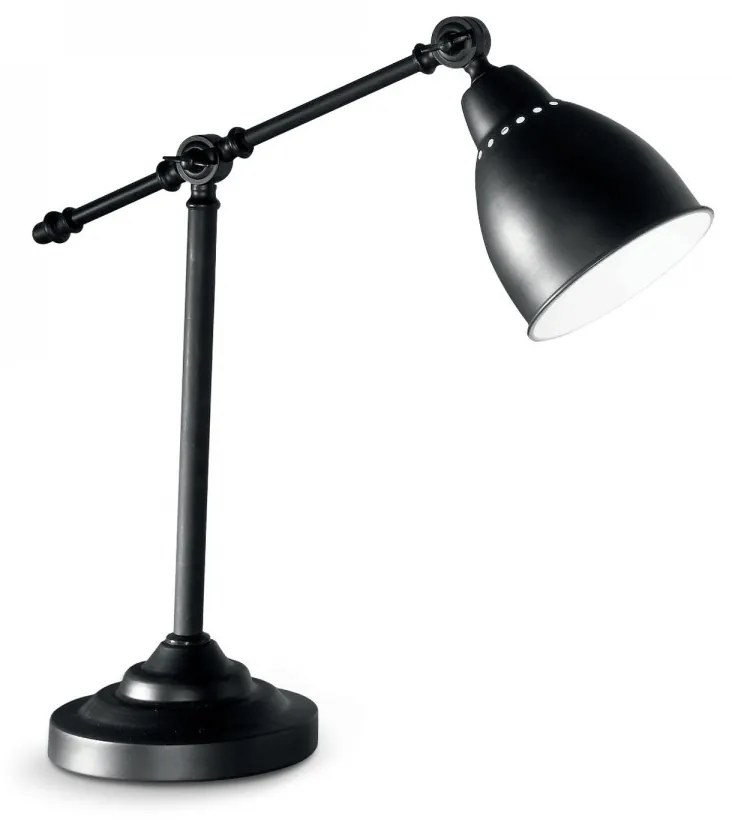 Ideal Lux 003535 stolní lampička Newton Nero 1x60W|E27