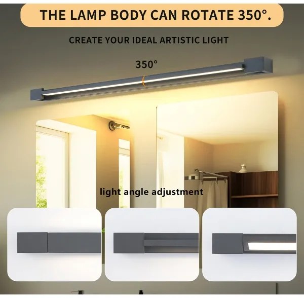 Brilagi-LED Venkovní nástěnné svítidlo AQUA LINE LED/36W/230V 120 cm IP44 antr.