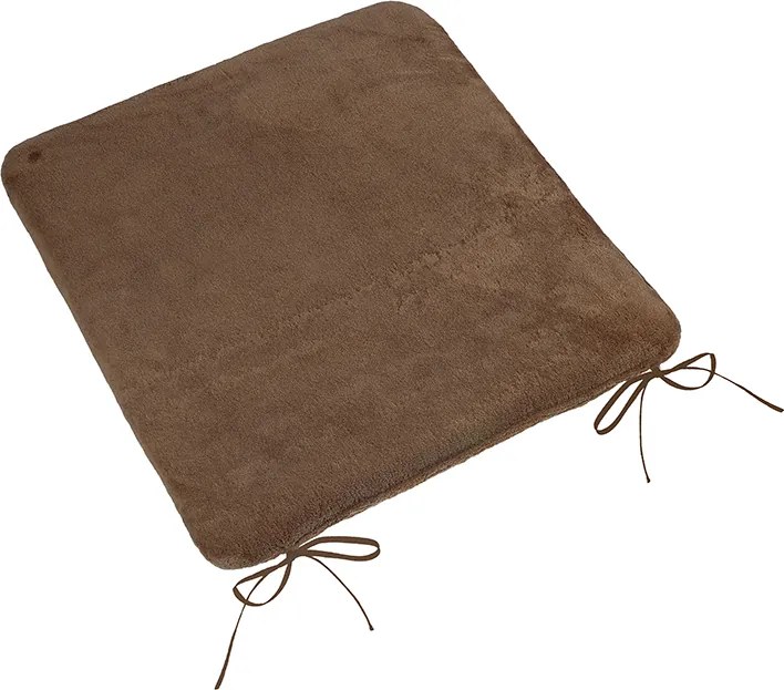 Bellatex Sedák hladký Korall micro Béžová 40x40 cm
