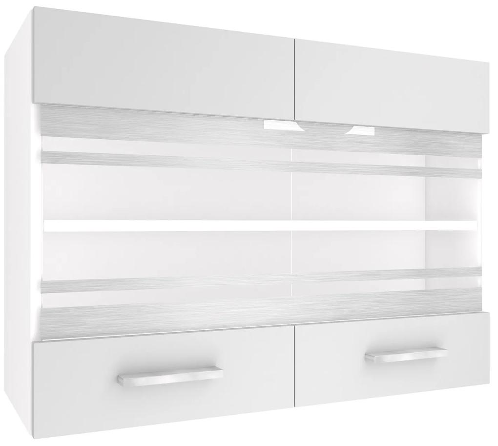 Kuchyňská skříňka Belini horní 80 cm bílý mat  TOR SGW80/2/WT/WT/0/E