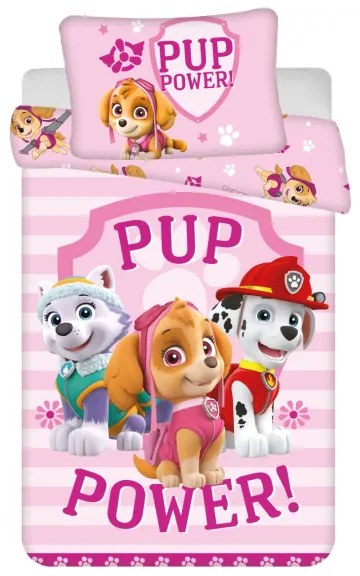 Jerry Fabrics Povlečení do postýlky Paw Patrol 122 baby 100x135, 40x60 cm
