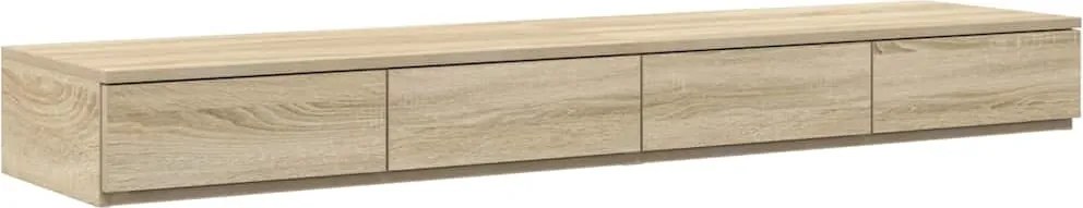 Rám postele s úložným prostorem se zásuvkou Sonoma dub 150 cm 3335647