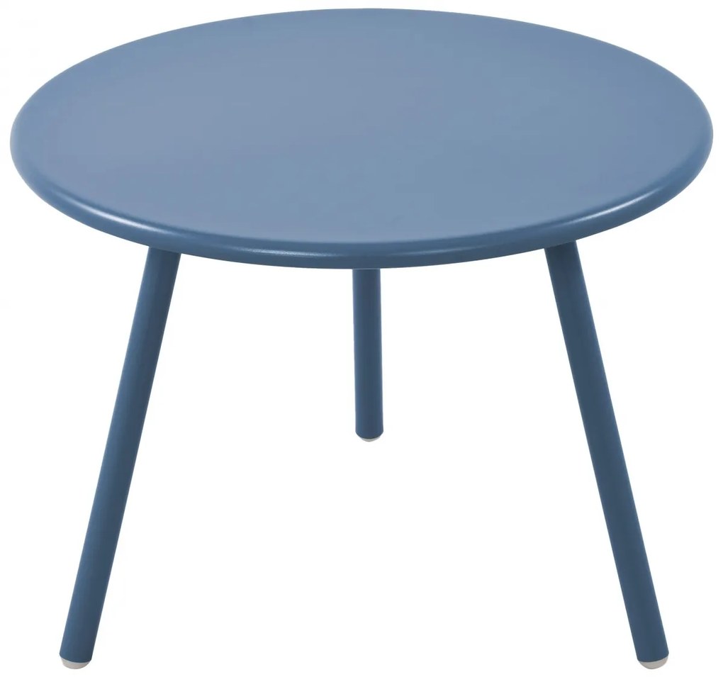 Konferenční stolek Minot - v45 x Ø60 cm - Modrá