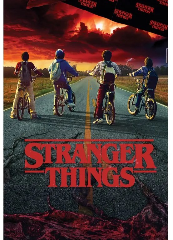 Dětské povlečení Stranger Things Storm Guard 140x200/70x90 cm