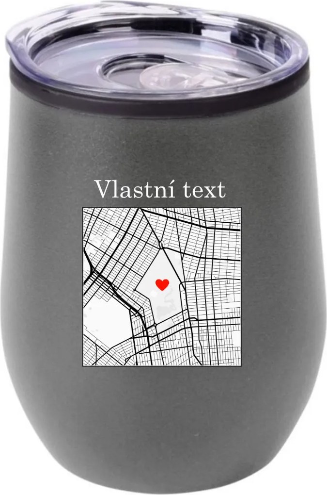 Personalizovaný termohrnek "BOWL" s mapou