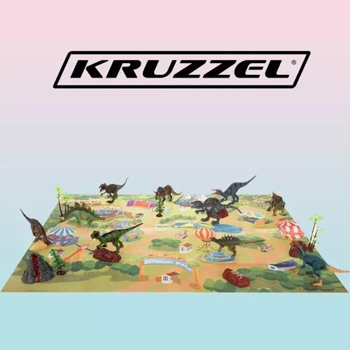 Kruzzel 22397 Dinosauři s příslušenstvím 24 dílů