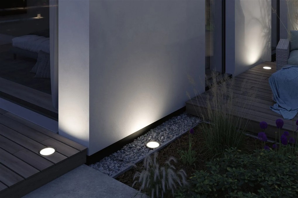 P 94672 LED osvětlení zdí Ocos IP67 155mm 3000K 6,2W 230V 75° antracit kov - PAULMANN