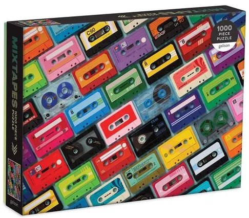 Galison Puzzle Mixtapes 1000 dílků