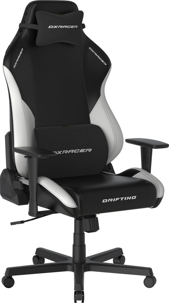 Herní židle DXRacer DRIFTING - umělá kůže, černá / bílá