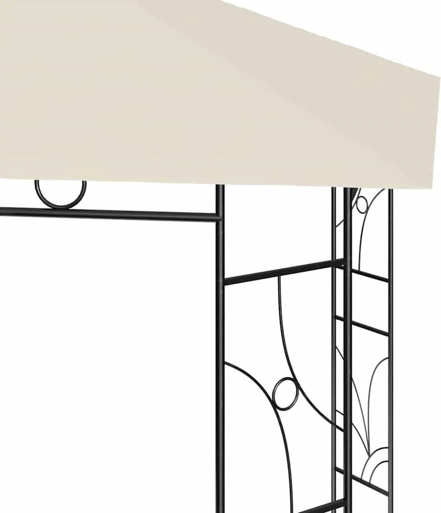 Altán 4 x 3 x 2,7 m krémový 160 g/m² 313915