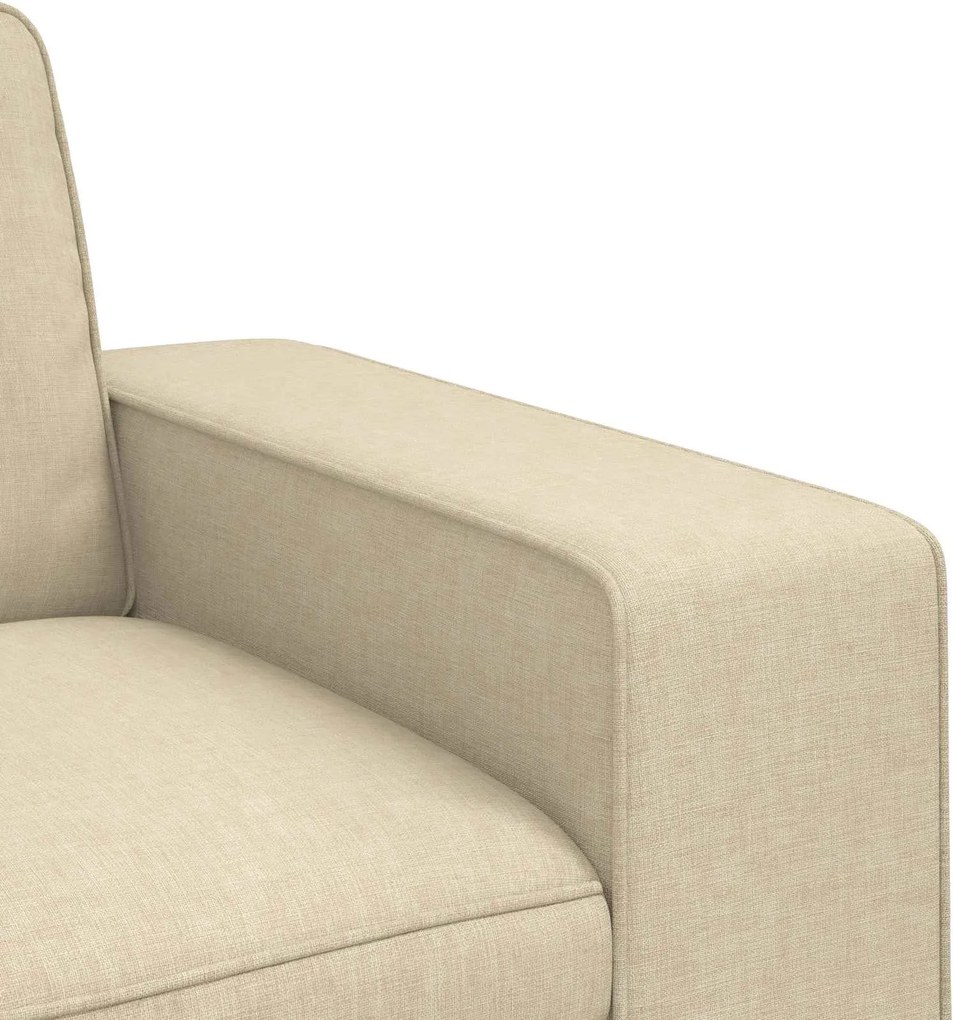 Set pohovek 2 ks Krémová textil 3407549