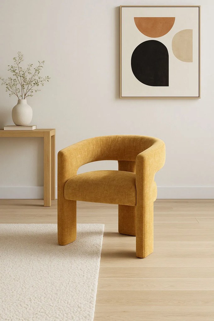 Designové čalouněné jídelní křeslo Leith - výběr z 18 provedení