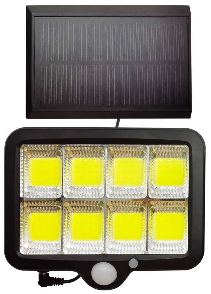 LED Solární reflektor se senzorem INTEGRA LED/3W/3,7V IP44 + DO