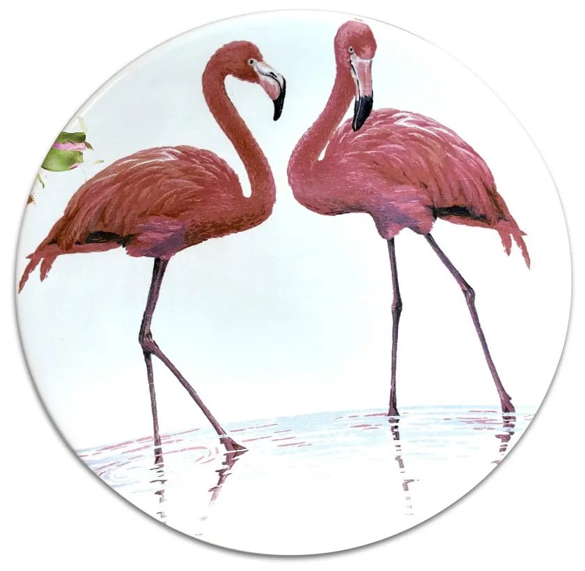 Keramický talíř Flamingo, ⌀ 25 cm