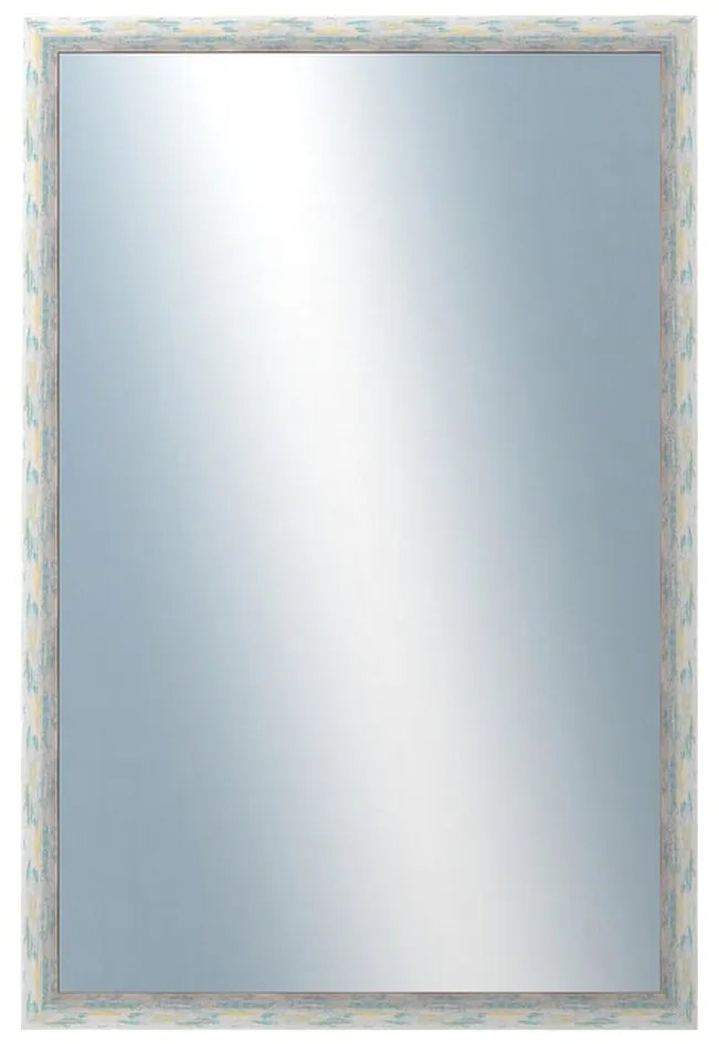 DANTIK - Zarámované zrcadlo - rozměr s rámem cca 80x120 cm z lišty PAINT zelená velká (2964)