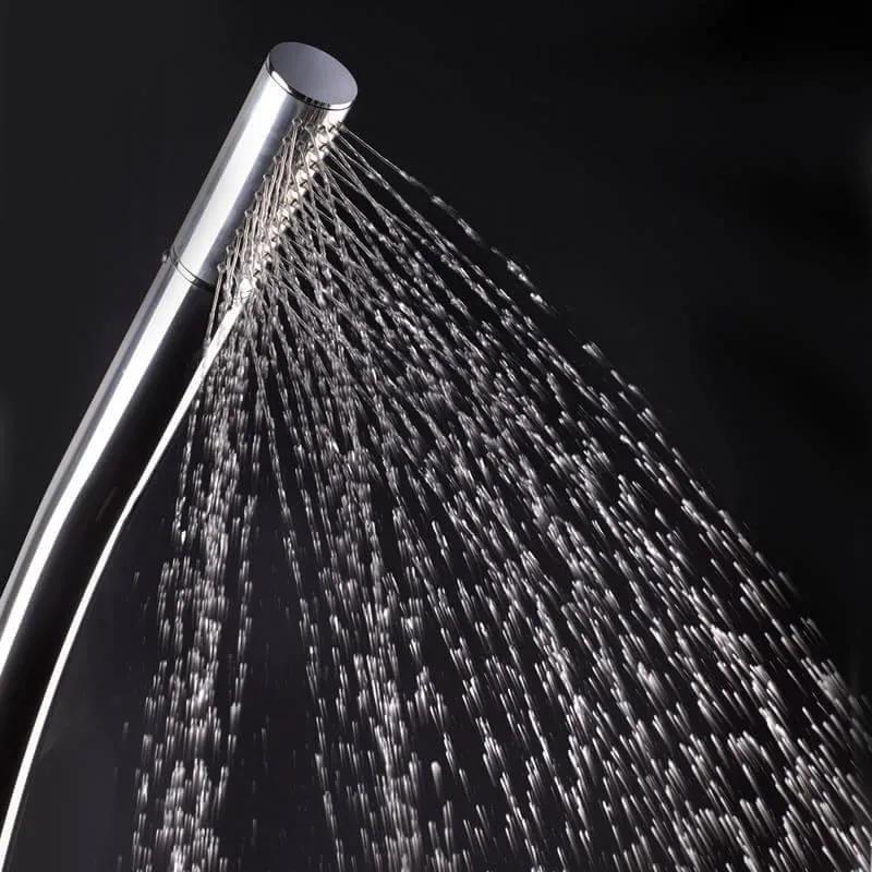 AMA Luxury Shower Venkovní sprcha Hera bez nezámrzného systému černý matný nerez