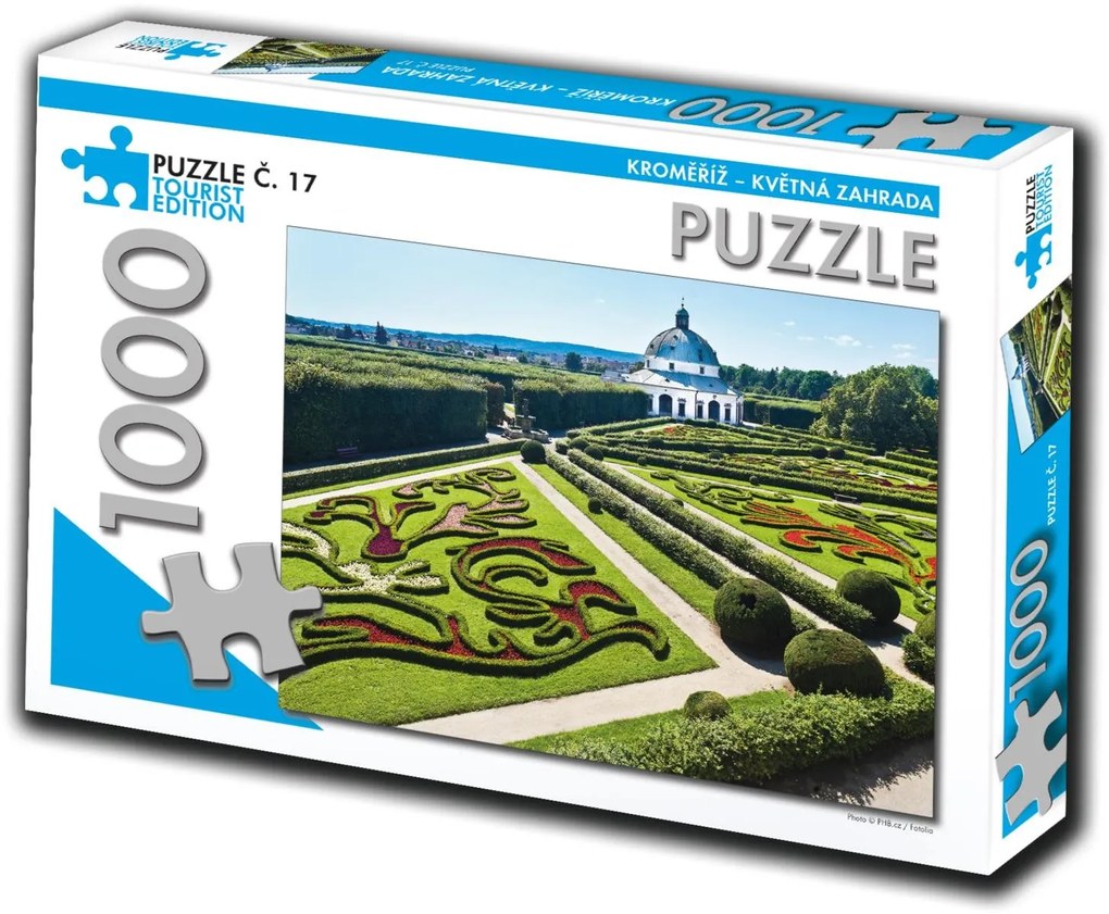 Tourist edition puzzle kroměříž - květná zahrada 1000 dílků (č.17)