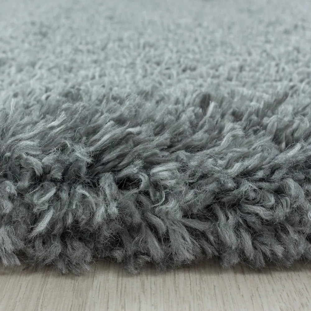 Šedý koberec 200x290 cm Fluffy – Ayyildiz Carpets