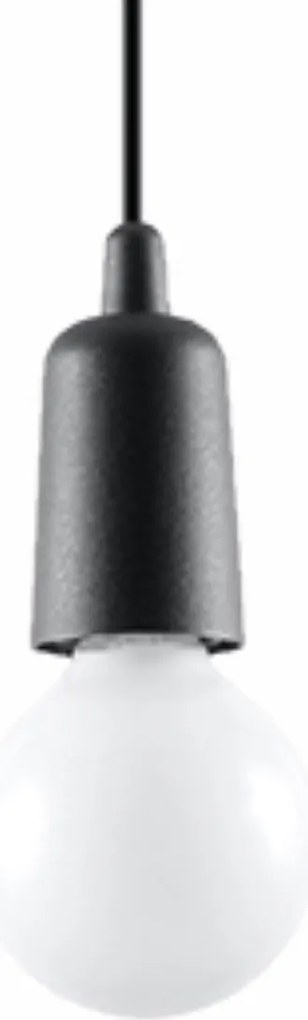 Sollux Lighting Závěsné svítidlo DIEGO 1 černé