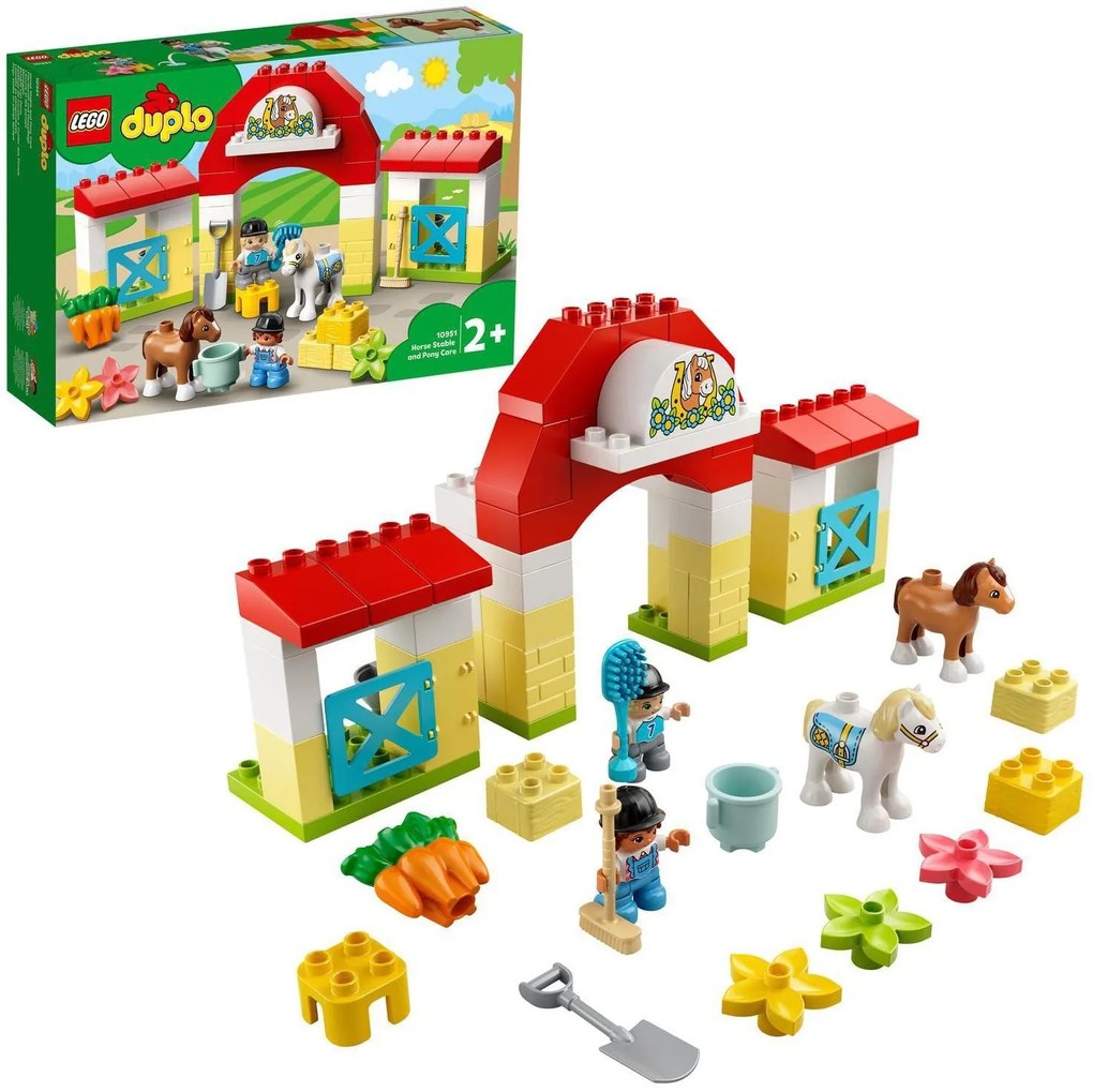 Lego stavebnice lego duplo 10951 stáj s poníky