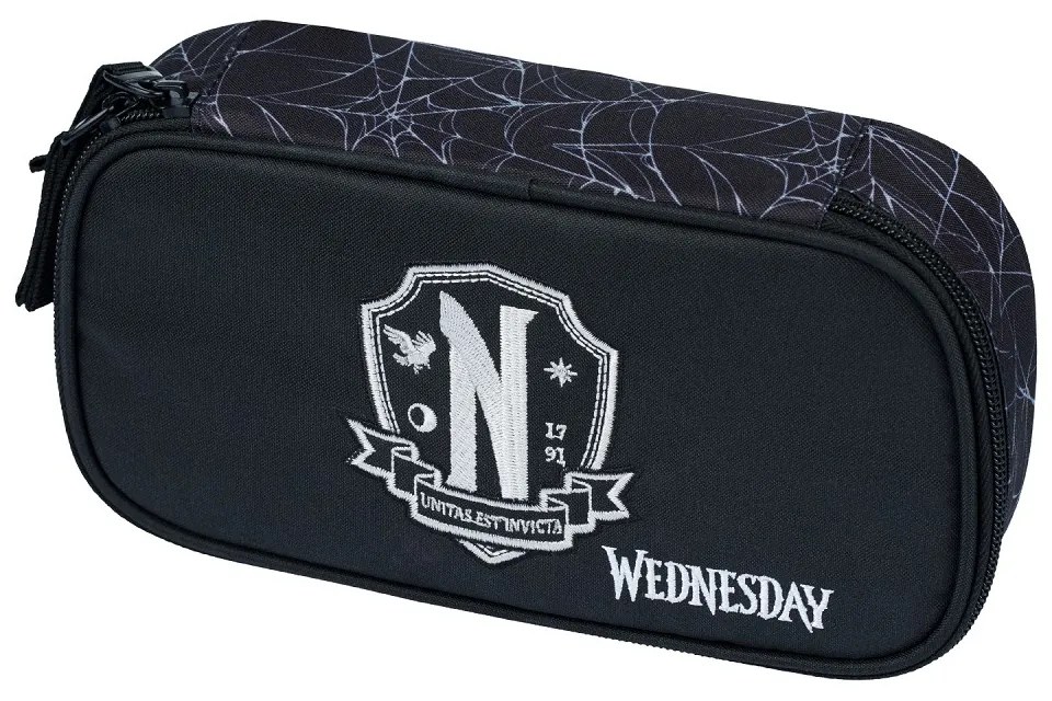 BAAGL Školní penál etue Wednesday Nevermore