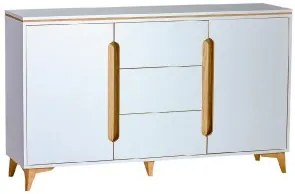 Casarredo Komoda PAGINO 6 bílá/jasan