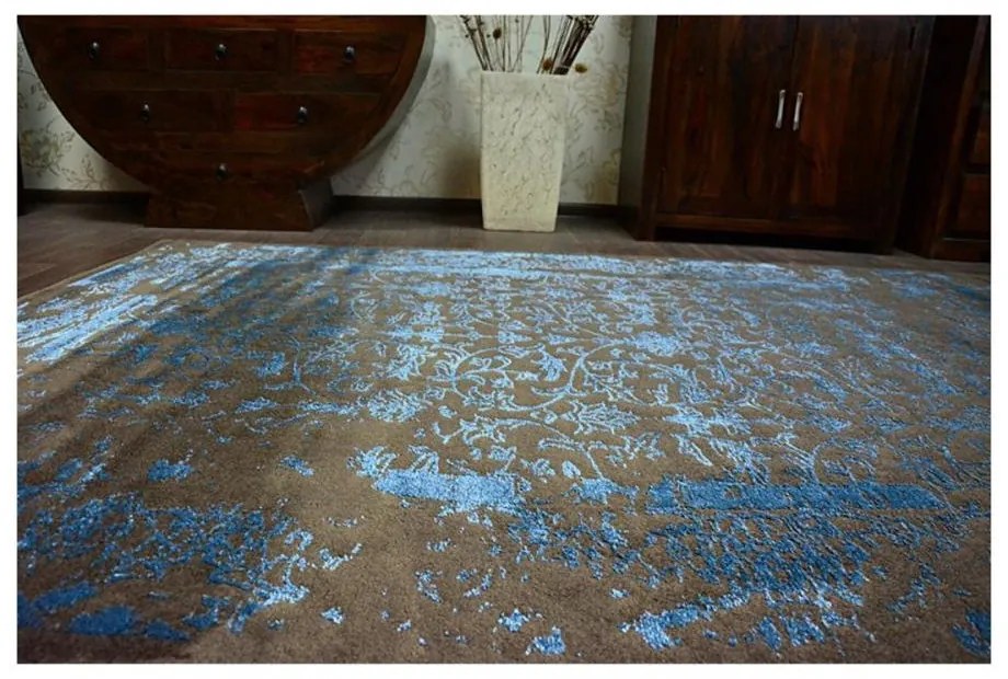 Luxusní kusový koberec akryl Icon hnědý 200x300cm