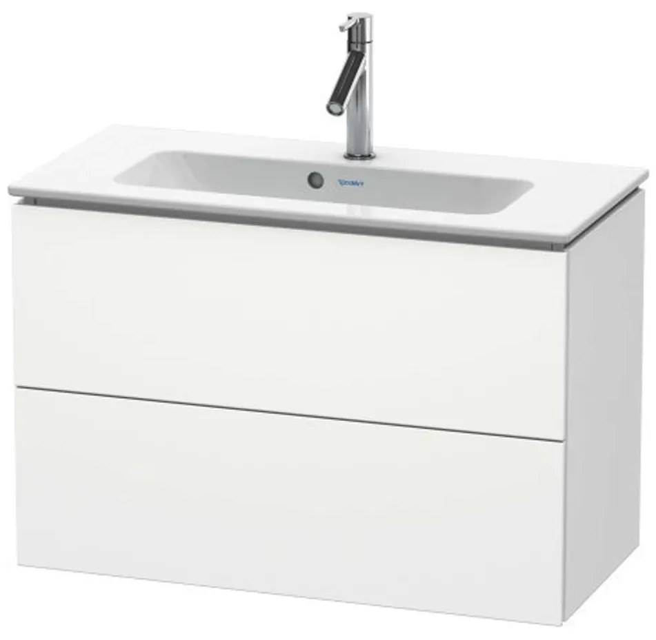 Duravit L-Cube - Umyvadlová skříňka 55x82x39 cm, 2 zásuvky, bílá mat LC625701818