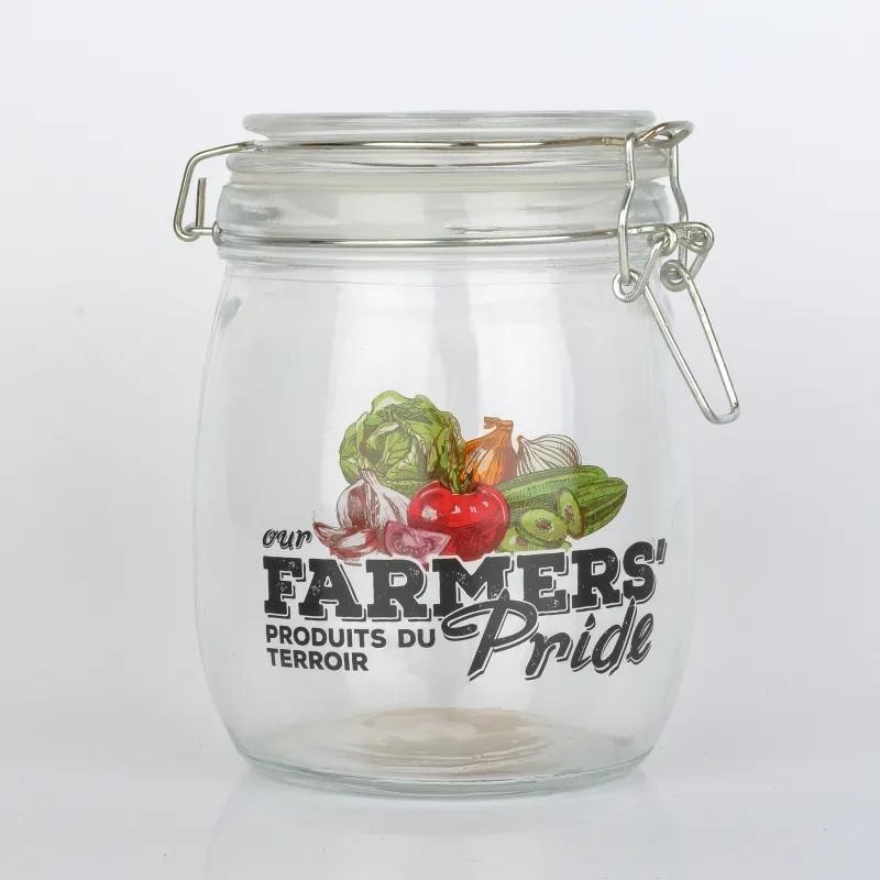 Zavařovací sklenice FARMERS PRIDE 13,0x11,0x14,3cm