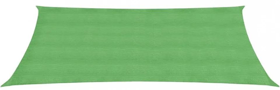 Stínící plachta obdélníková HDPE 2 x 5 m Dekorhome Světle zelená