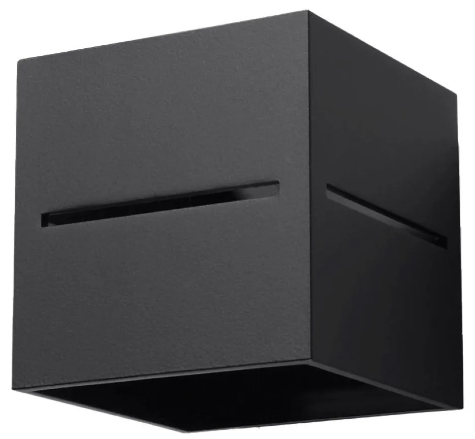 Sollux Lighting Nástěnné svítidlo LOBO černé